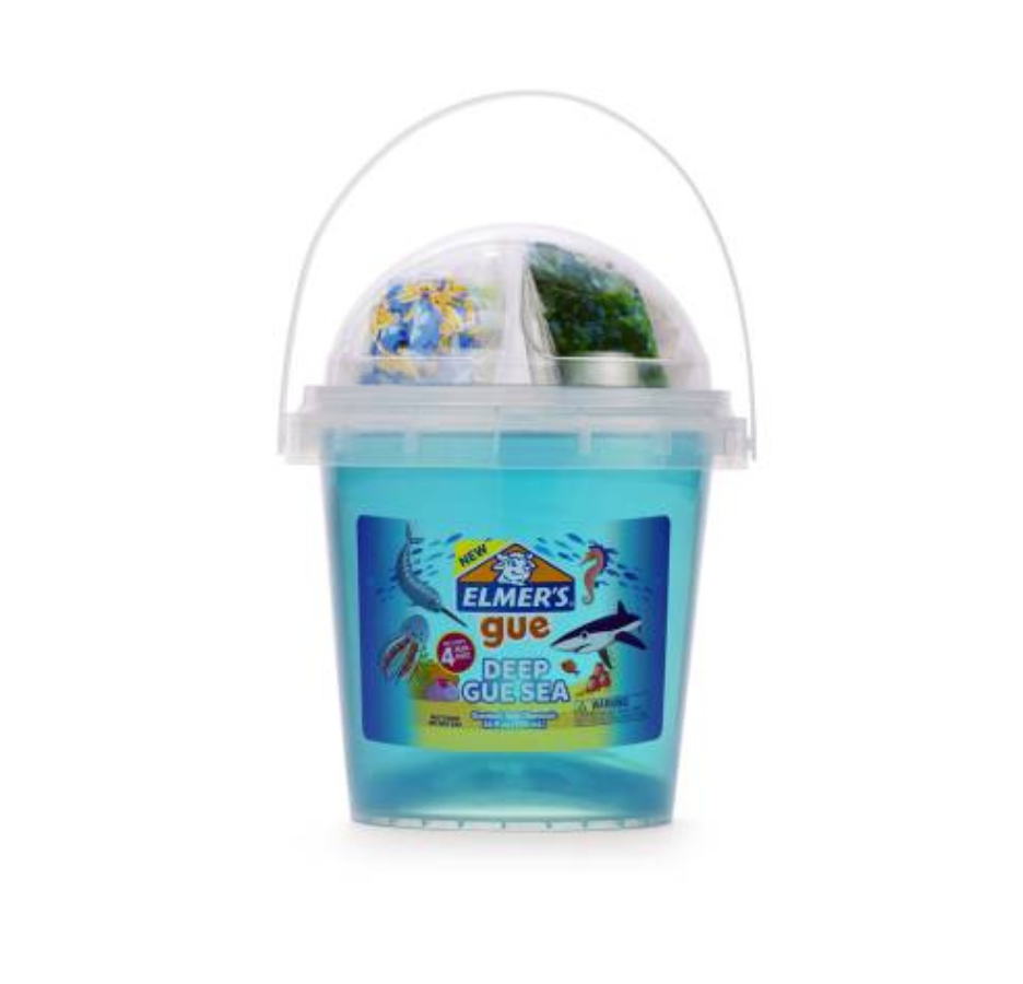 Elmers Gue Pre-Made Slime, Deep Gue Sea 24oz – Yuner