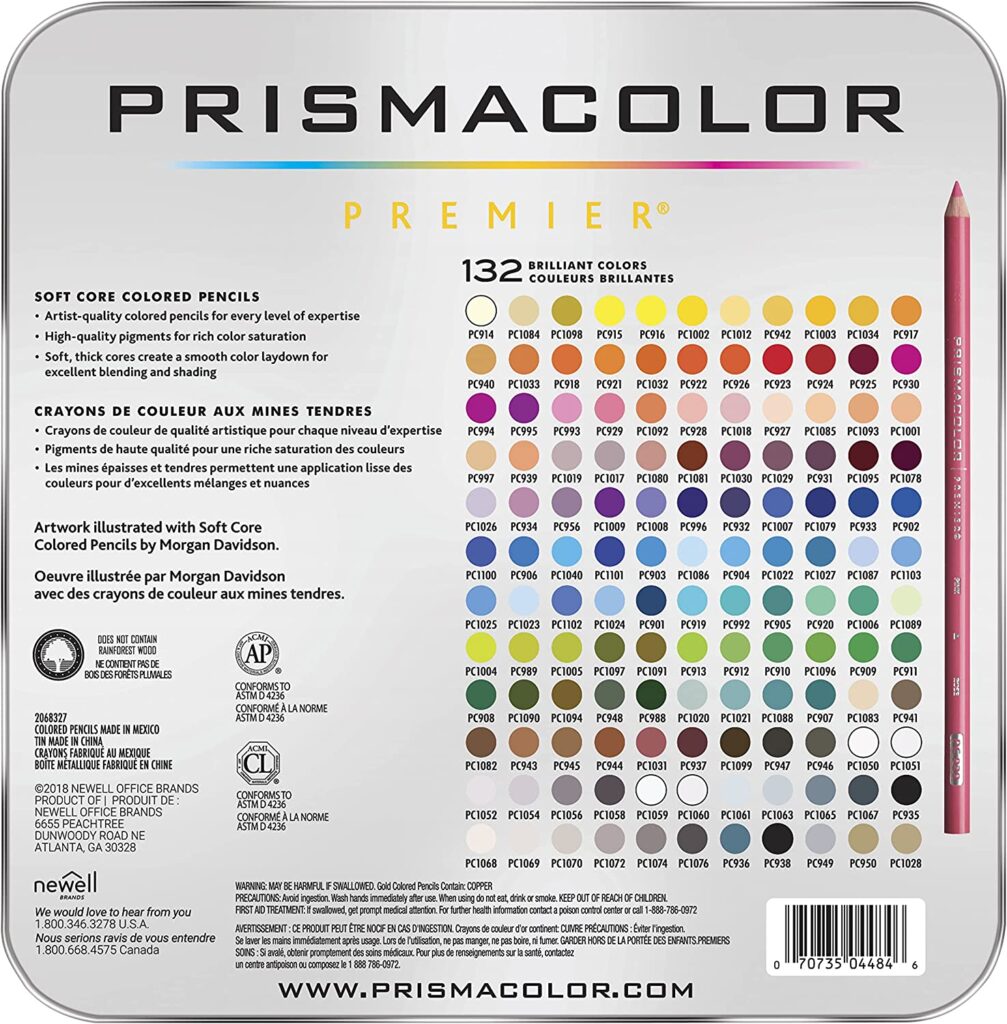 Lapices de Colores Profesionales Prismacolor Premier x132 – Yuner